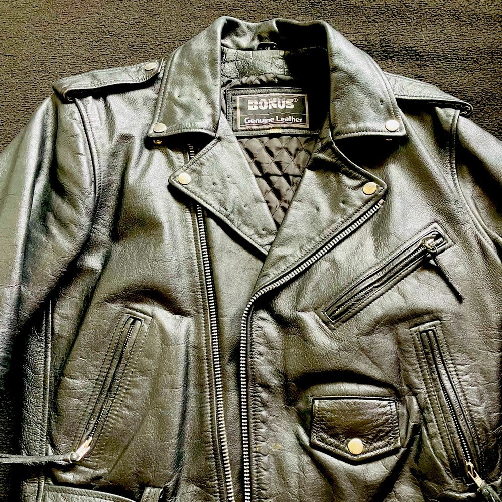 Vintage Motorcycle Jacket - Gem
